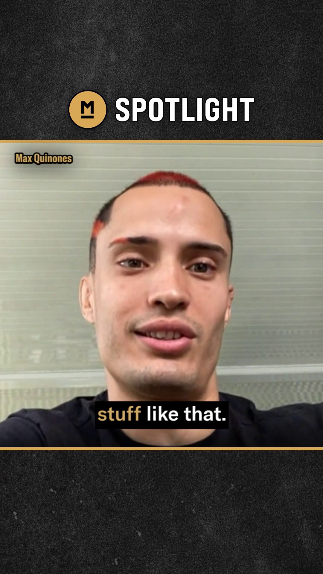 Max Quinones: TV taught fighting. | Press Interview