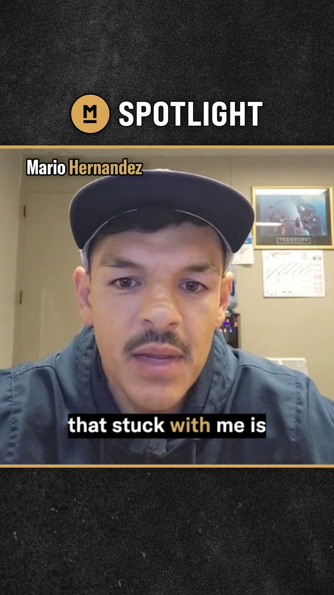 Mario Hernandez: Father's influence inspires boxing. | Press Interview