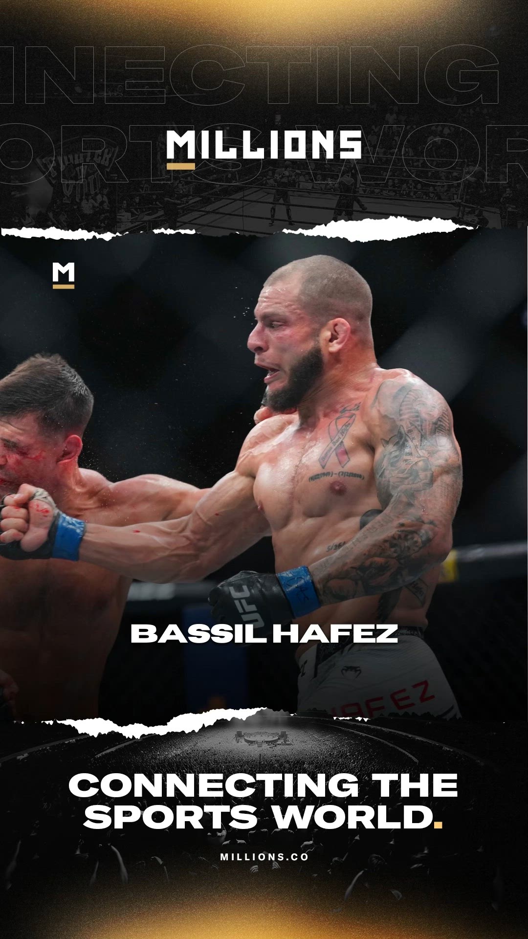 Bassil Hafez: MMA highlights and merchandise available.
