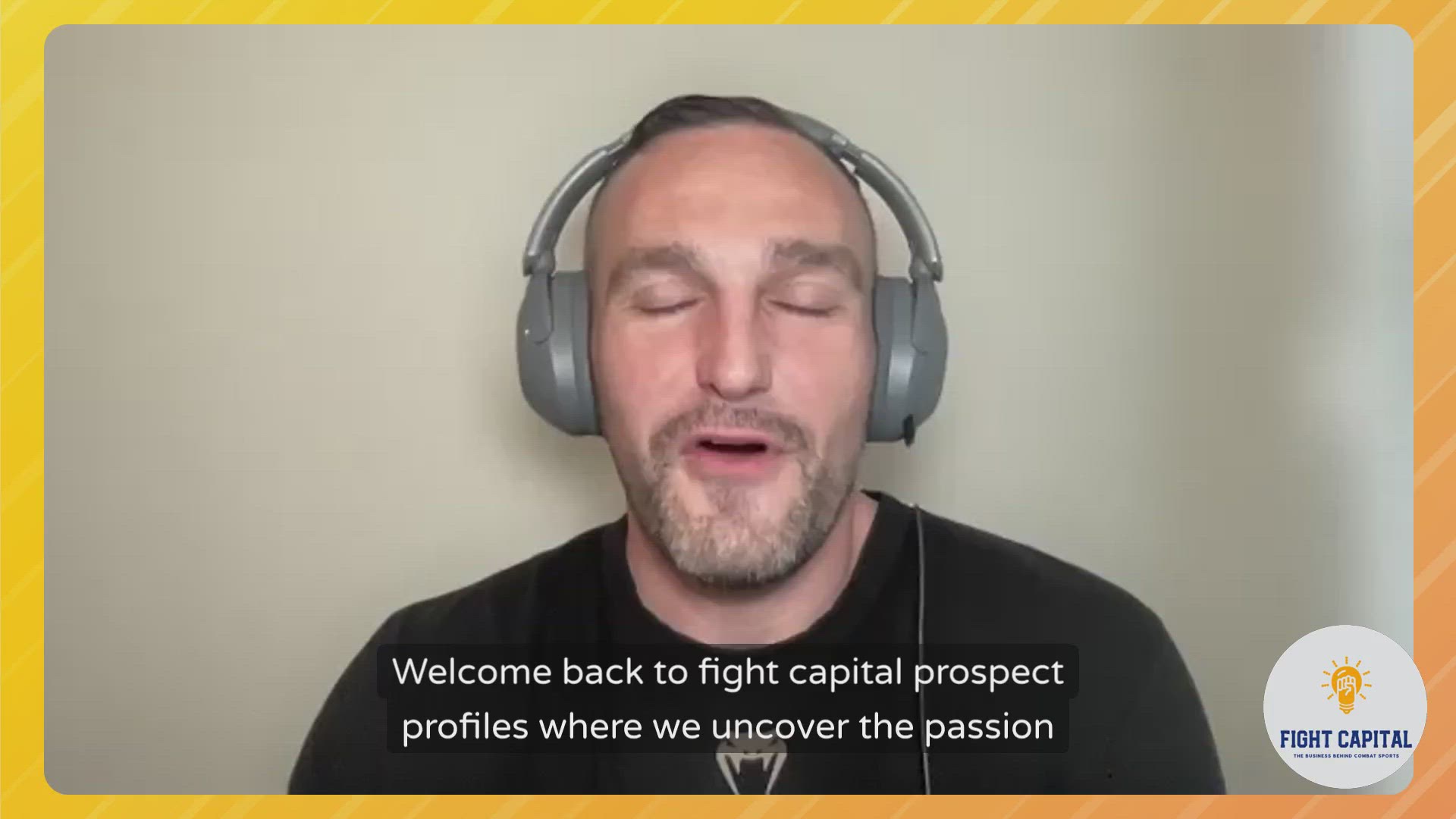 Fight Capital x Michael Cowell: MMA. | Press Interview